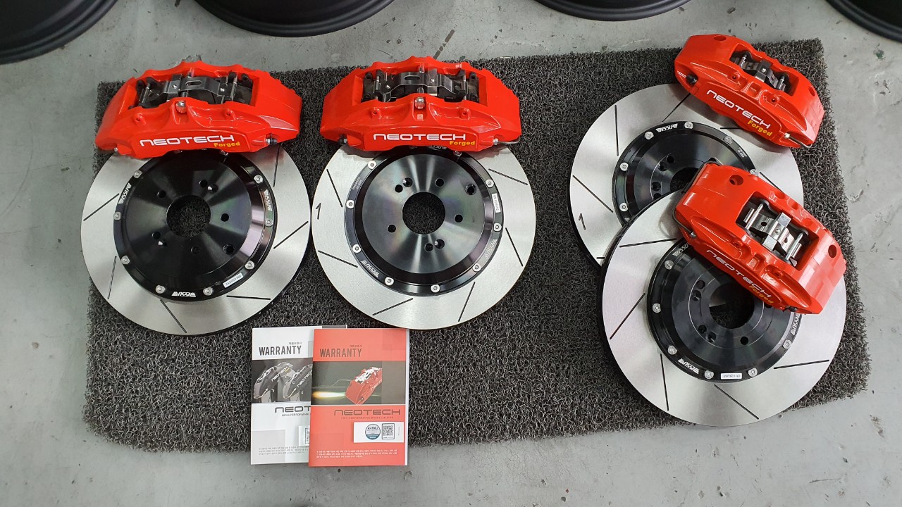스팅어 브레이크 튜닝 프론트 네오테크NF6P 380 리어 네오테크NF4PR 380 허브 녹 제거 및 부식방지 아연도금 유롤DOT... : 타이어파크멤버스클럽 | BAND
