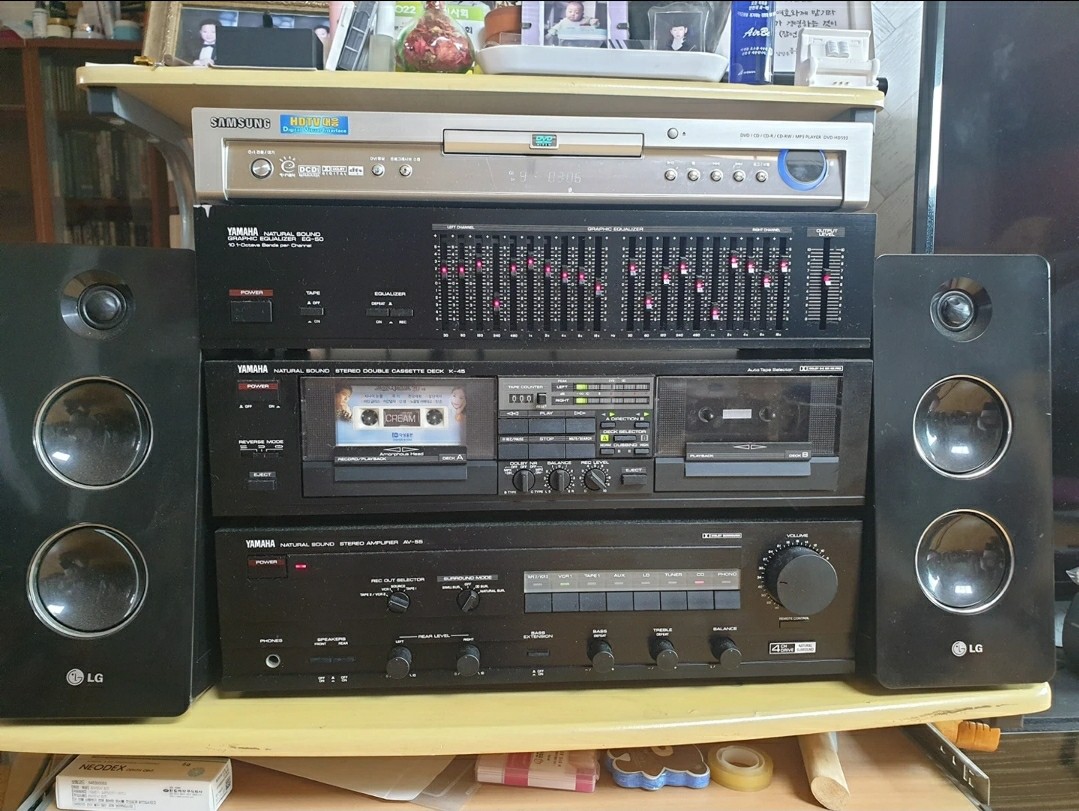 오디오 판매합니다 야마하 앰프 야마하 더블데크 야마하 이퀼라이저 삼성 CDP LG 고성능 스피커 - 일괄 30만원(연말에 기분좋게 반품안... : 음향장터( 엠프 및 스피커 ...