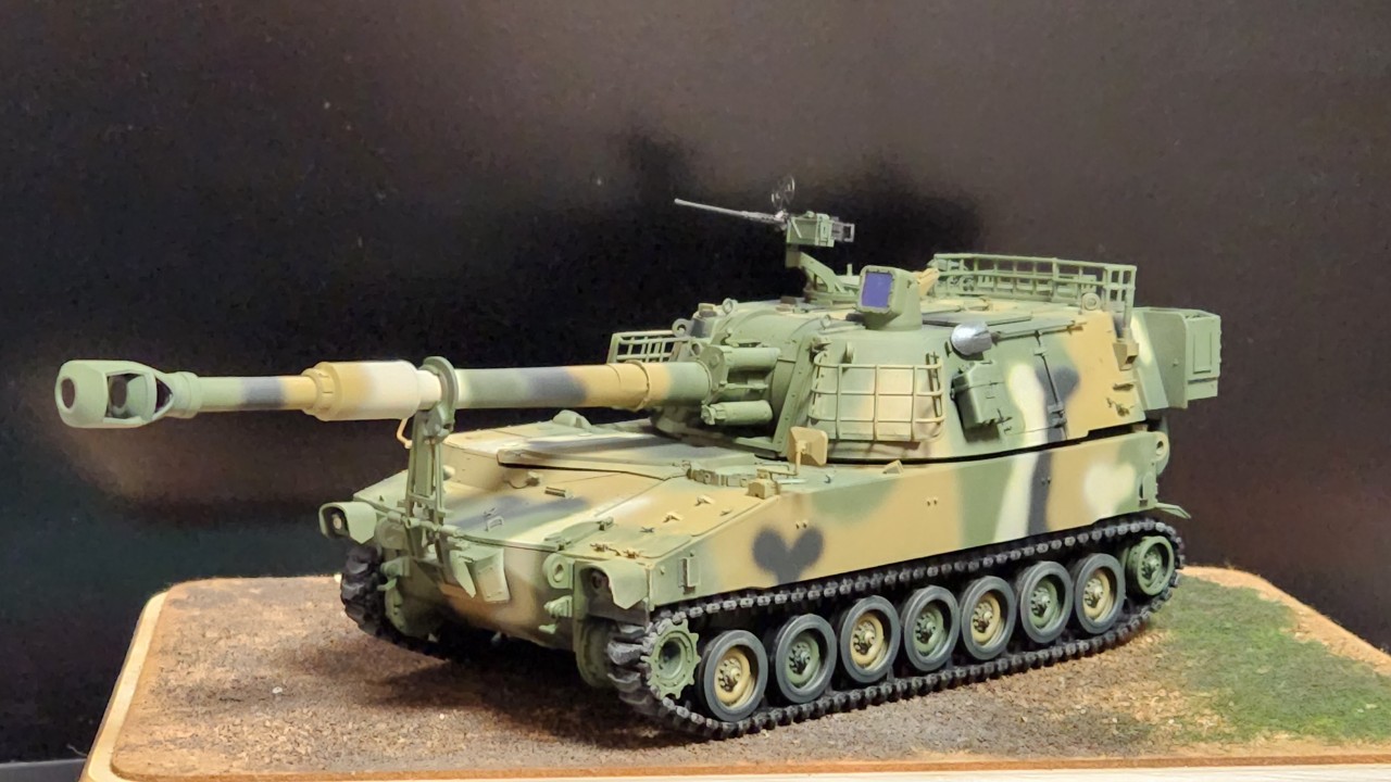 작년 하비페어 때 아카데미에서 나온 K55(AFV 클럽 M109A2 재포장)입니다... GGC모델의 K55A1 업그레이드 킷을 추가해서 ... : 프라모델 밀리터리(프라밀 ...