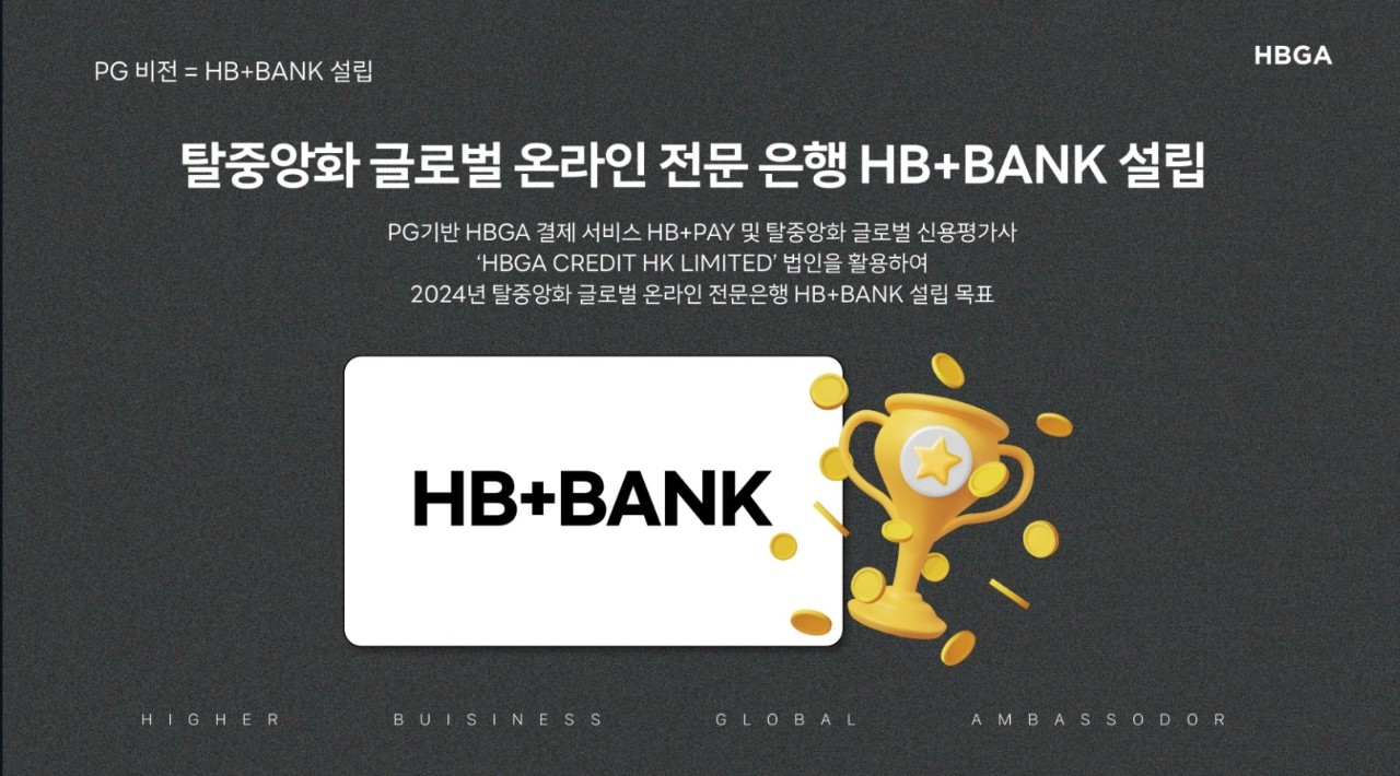 'HB+BANK' 글로벌 온라인전문은행 설립 추진위원회 구성이 진행되고 있습니다. 1. 일본지사장: 야마쟈키 시게오 확정 2. 싱가포르:... : HBPAY 공식밴드방 ...
