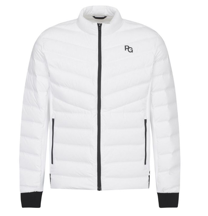 15장 한정 파리게이츠pg 남성 구스다운 점퍼 정품 파리게이츠pg 남성 구스다운 점퍼입니다 스윙하기 편하게 부분적으로 져지 믹스로 골프 좀 치는 사람들의