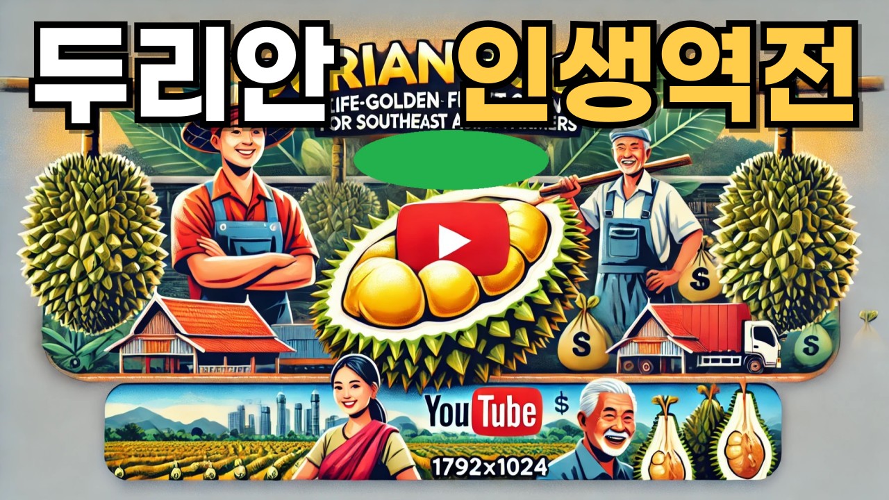"두리안"으로 농부들의 "인생역전" : 두리안의 놀라운 효능 https://youtu.be/vBRvplkmxdc : 귀농귀촌 농산물직거래 : BAND Page