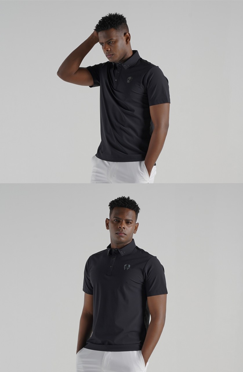 준비한 수량이 품절되었습니다 감사드립니다 2장 한정 크레이지 스컬 스터드 남성 카라 티셔츠 이월 정품 시즌open파격할 골프 좀 치는 사람들의