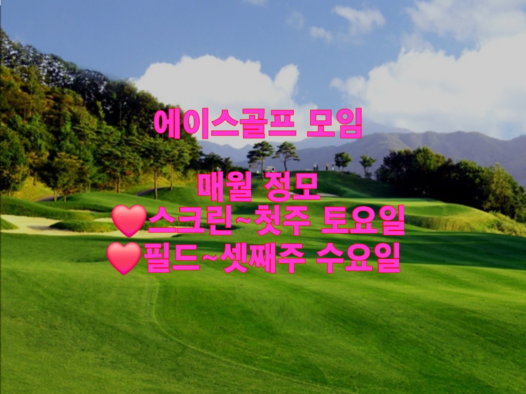 부천 인천 에이스골프 초보4050 | BAND